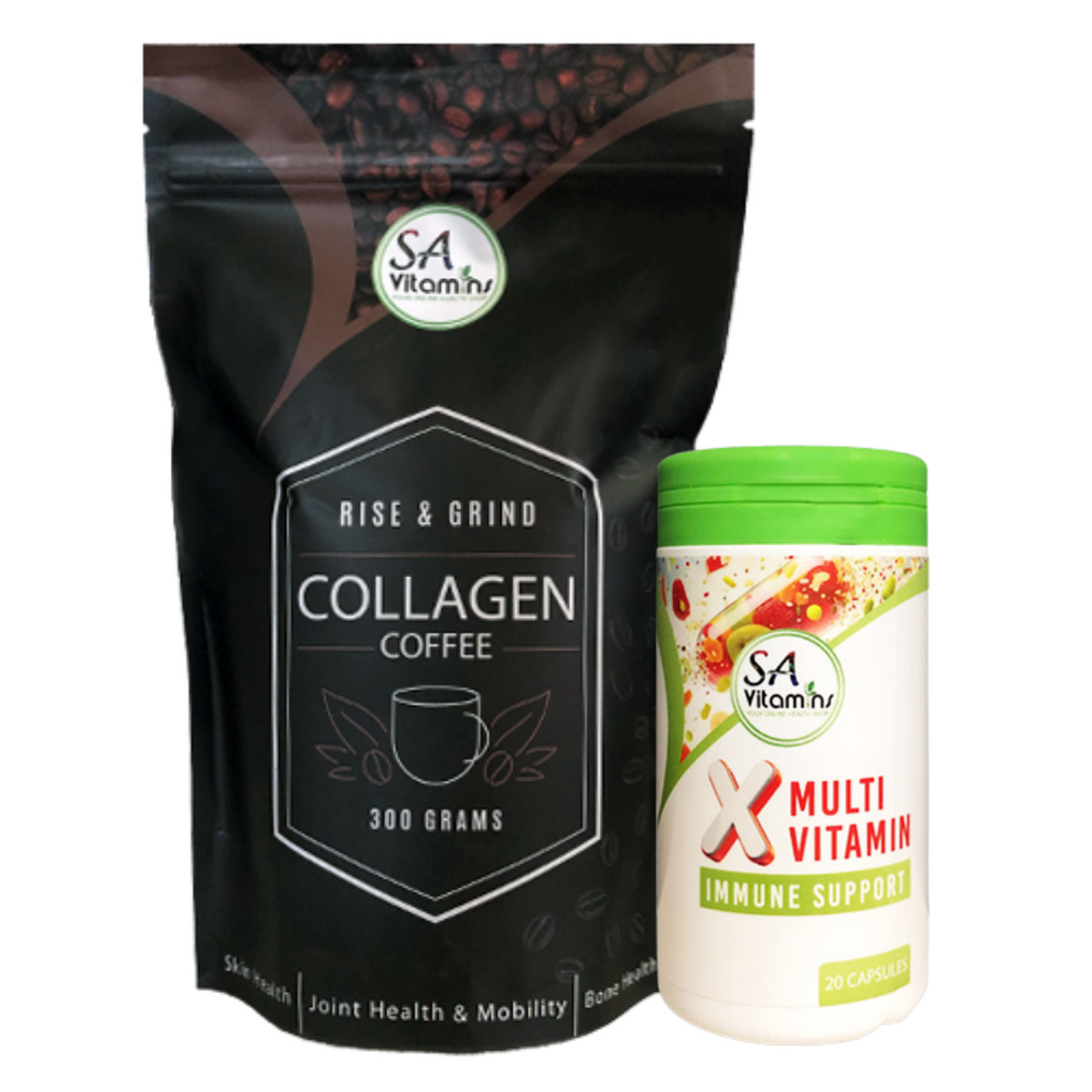 Coffee Collagen + FREE multivitamin X range 20 caps – SA Vitamins